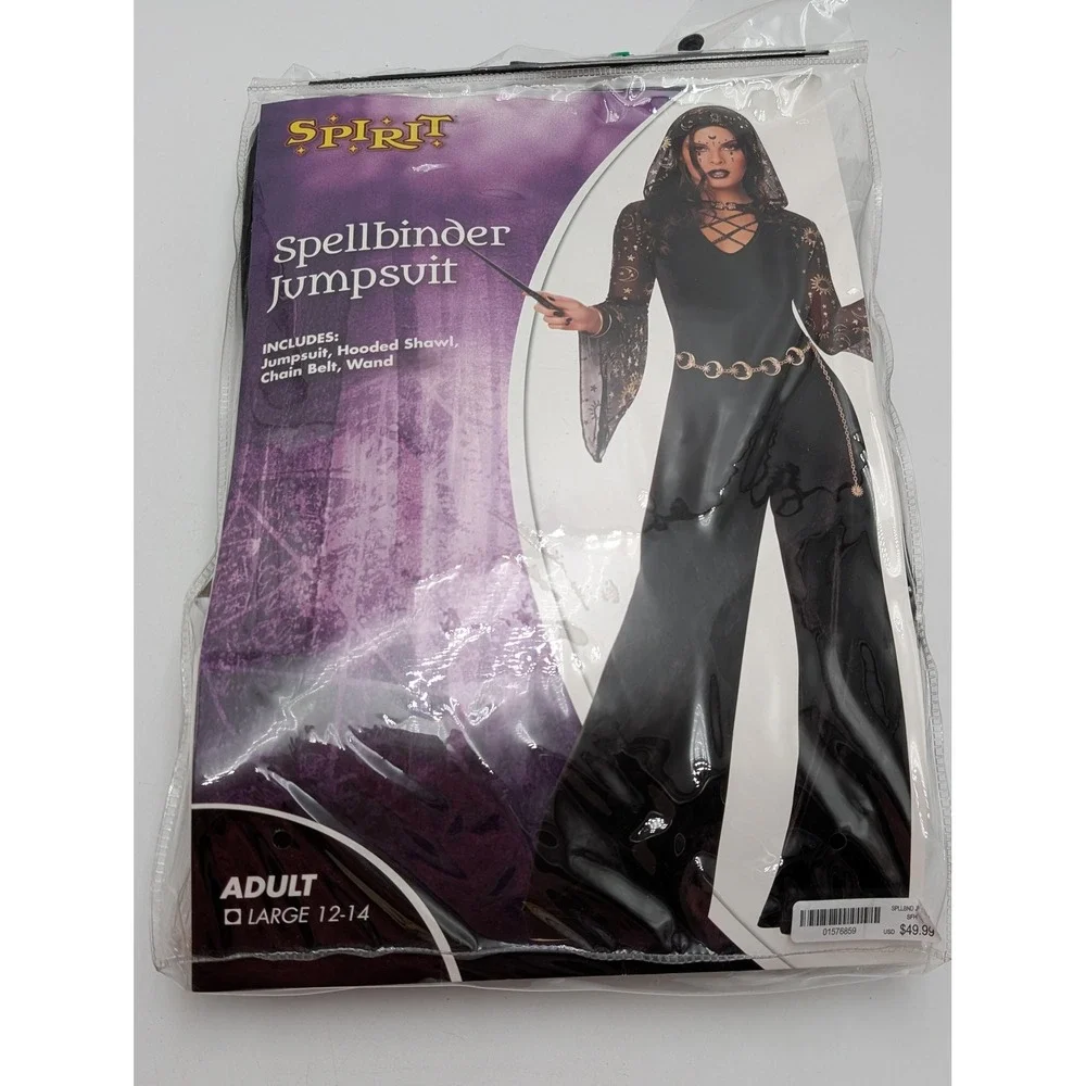 Spirit | Other | Spirit Halloween Costume Womens L Black Spellbinder ...
